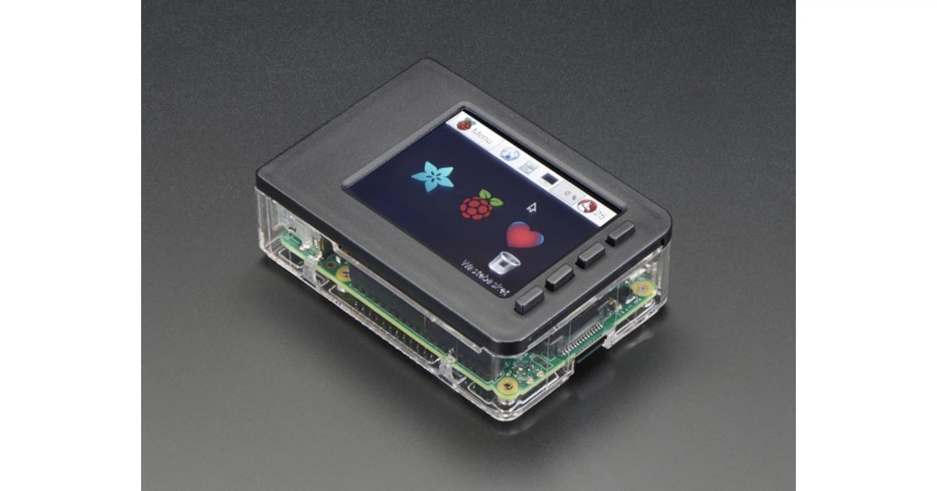 PiTFT Plus,Touch display,doboz