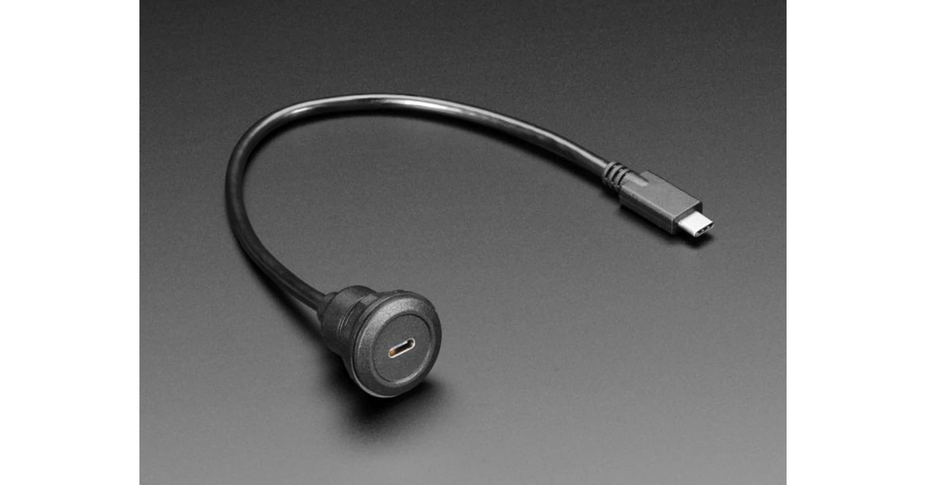 A4218 USB C Round Panel Mount Extension Cable