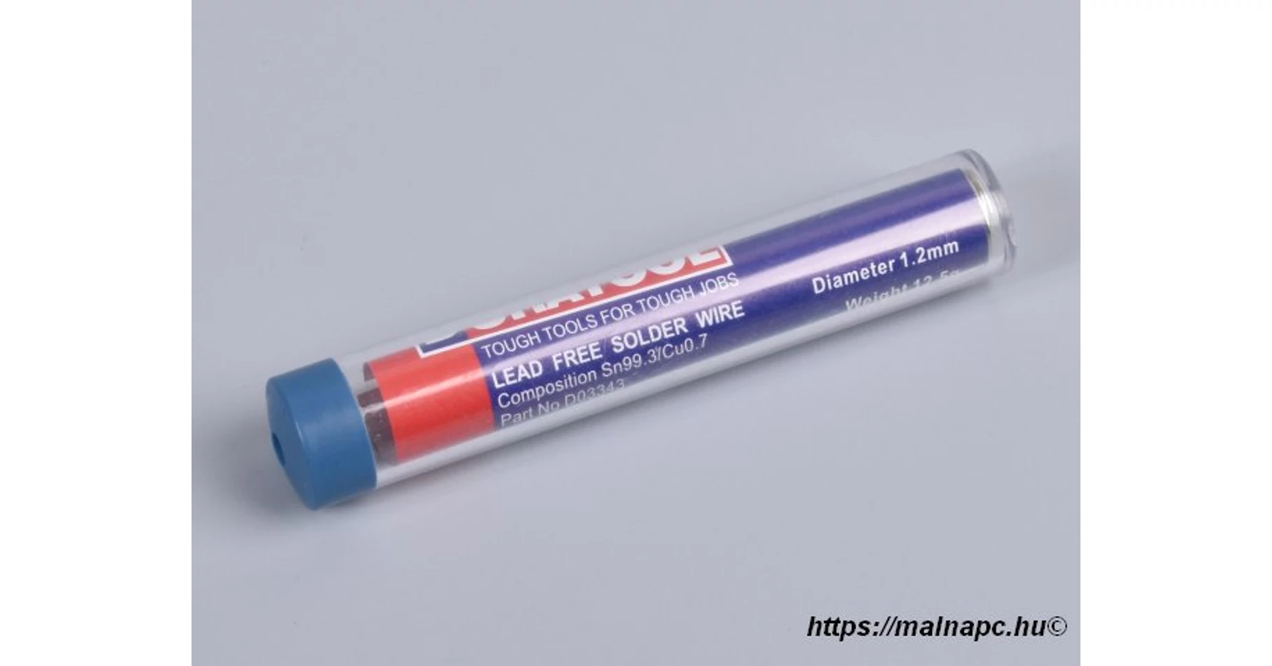 Forrasztó ón 1,2mm 12,5g SN/CU hobbi Duratool