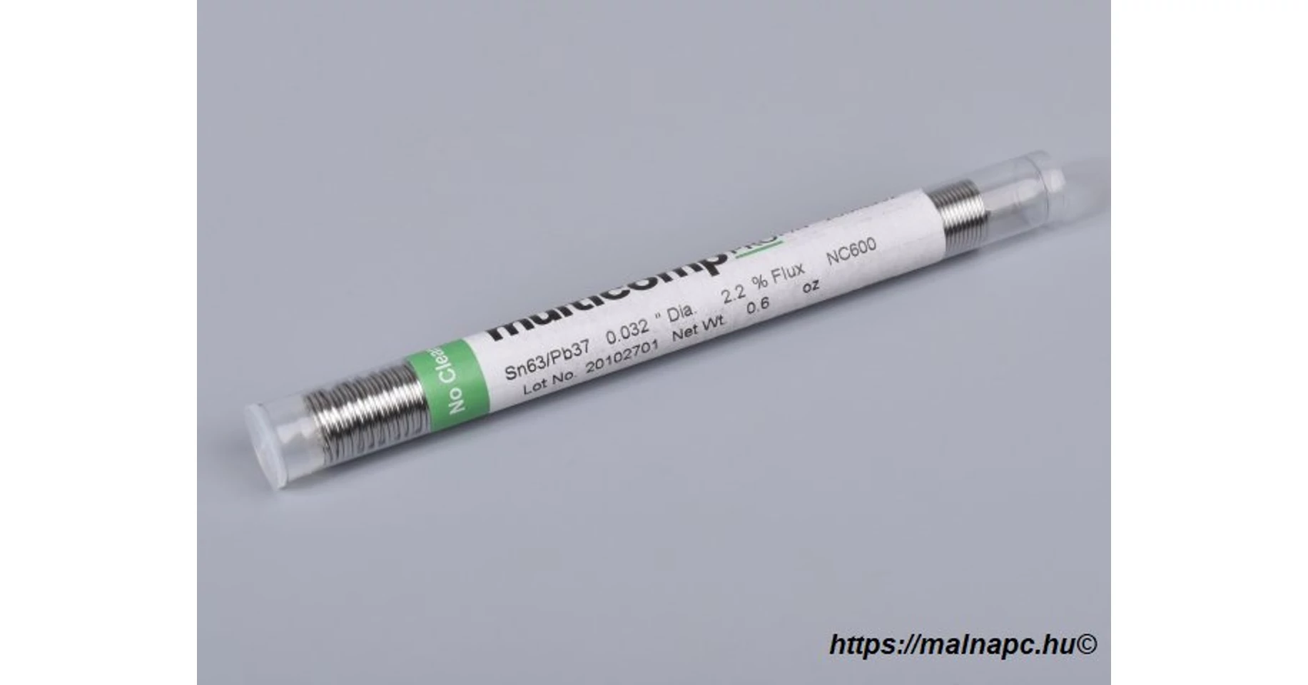 Forrasztó ón 1,0mm 20g SnPb 63/37 hobbi Multicomp