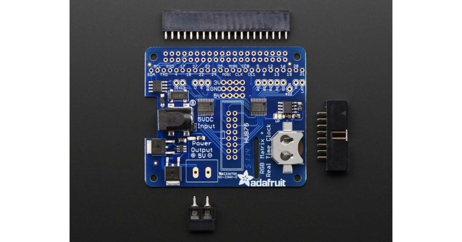 Adafruit,2345,RGB Matrix,HAT,RTC,Raspberry Pi,Mini kit